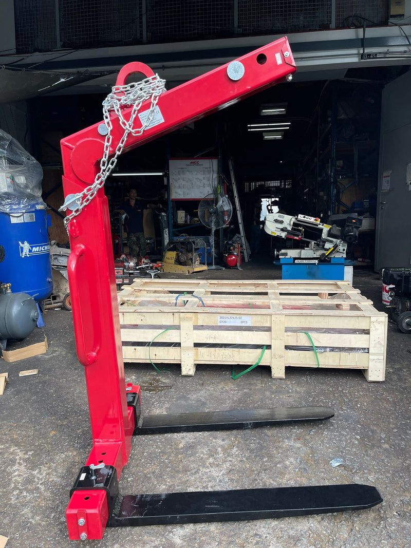 Aiko 2 Ton Self-Balancing Head Crane Fork Pallet Lifter | Model : PT-C