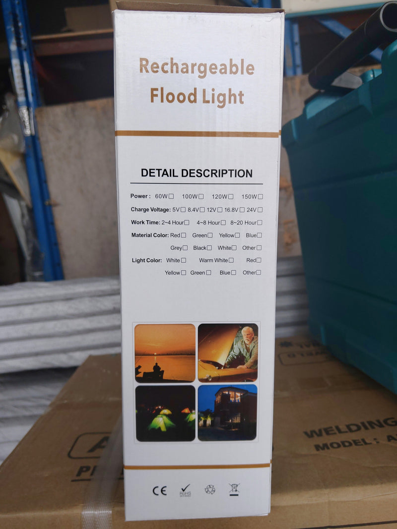 AIKO 200W LED Rechargeable Sport Lamp Flood Light | Model: LED-GYRLF20