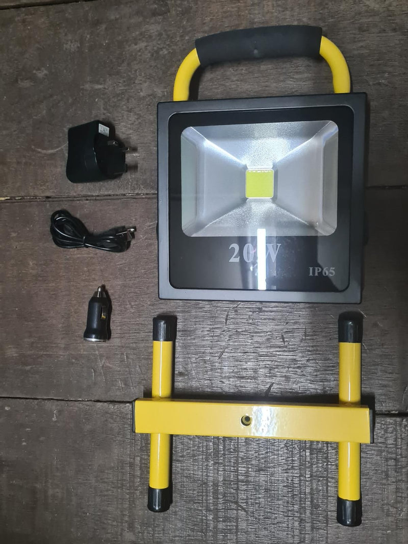 Aiko 20W LED Rechargeable Sport Lamp Flood Light | Model: LED-GYRLF20A