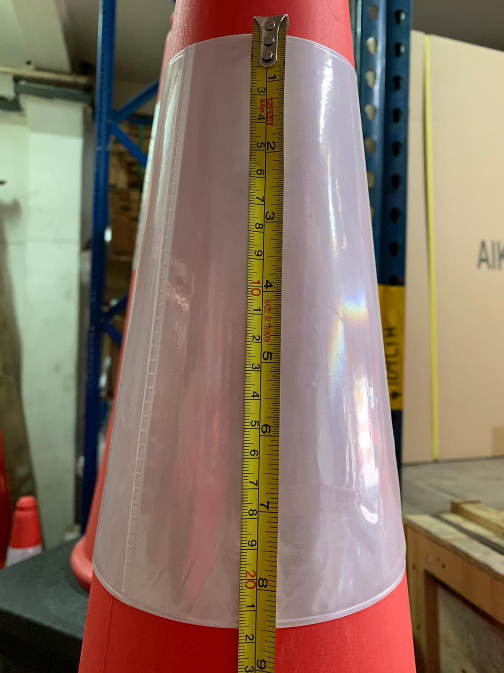 Aiko 75cm Traffic Cone with Black Rubber Base | Model : CONE-7073