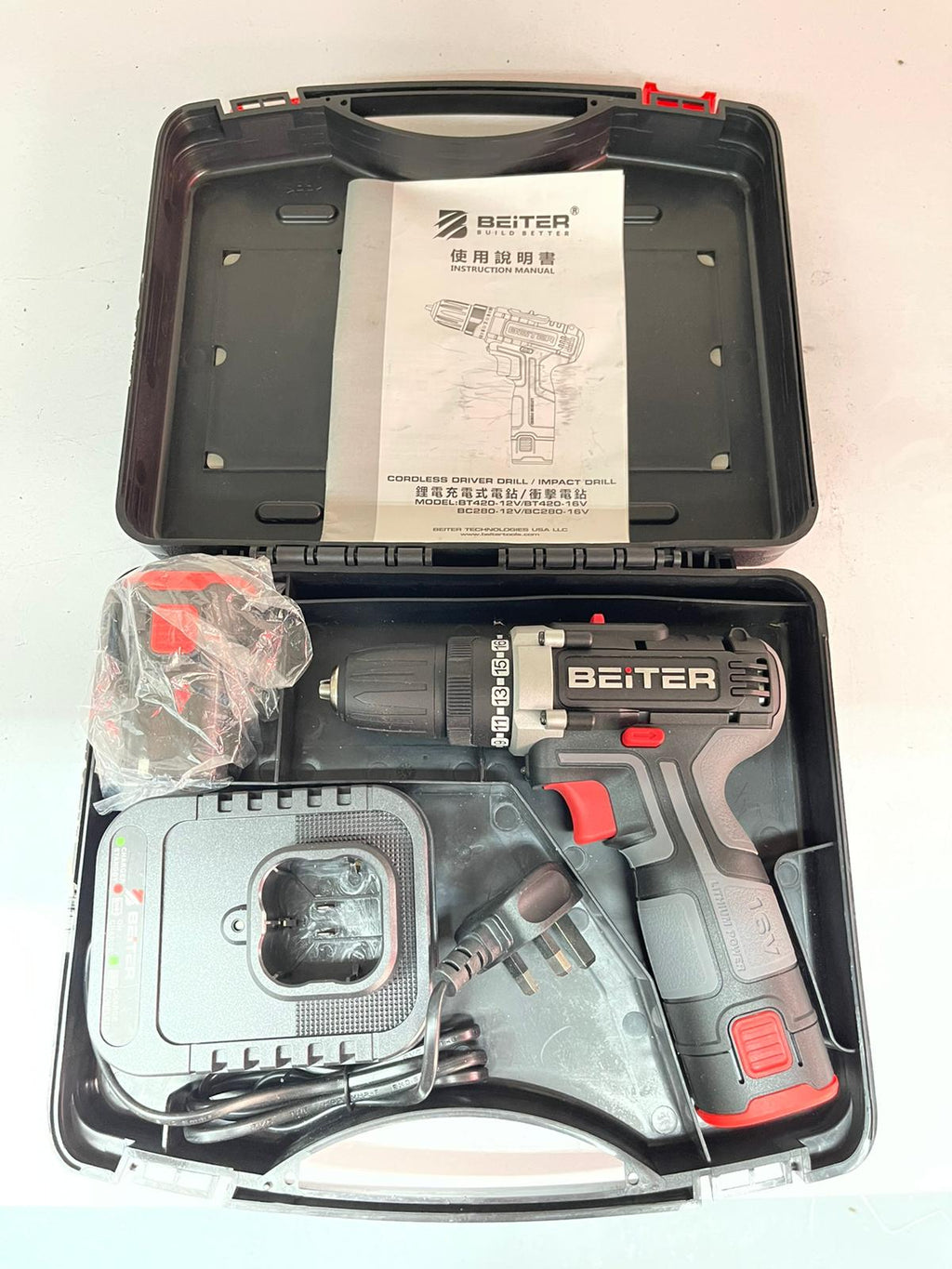 Beiter 16V 2.0Ah Cordless Driver Drill | Model : BT420-16V