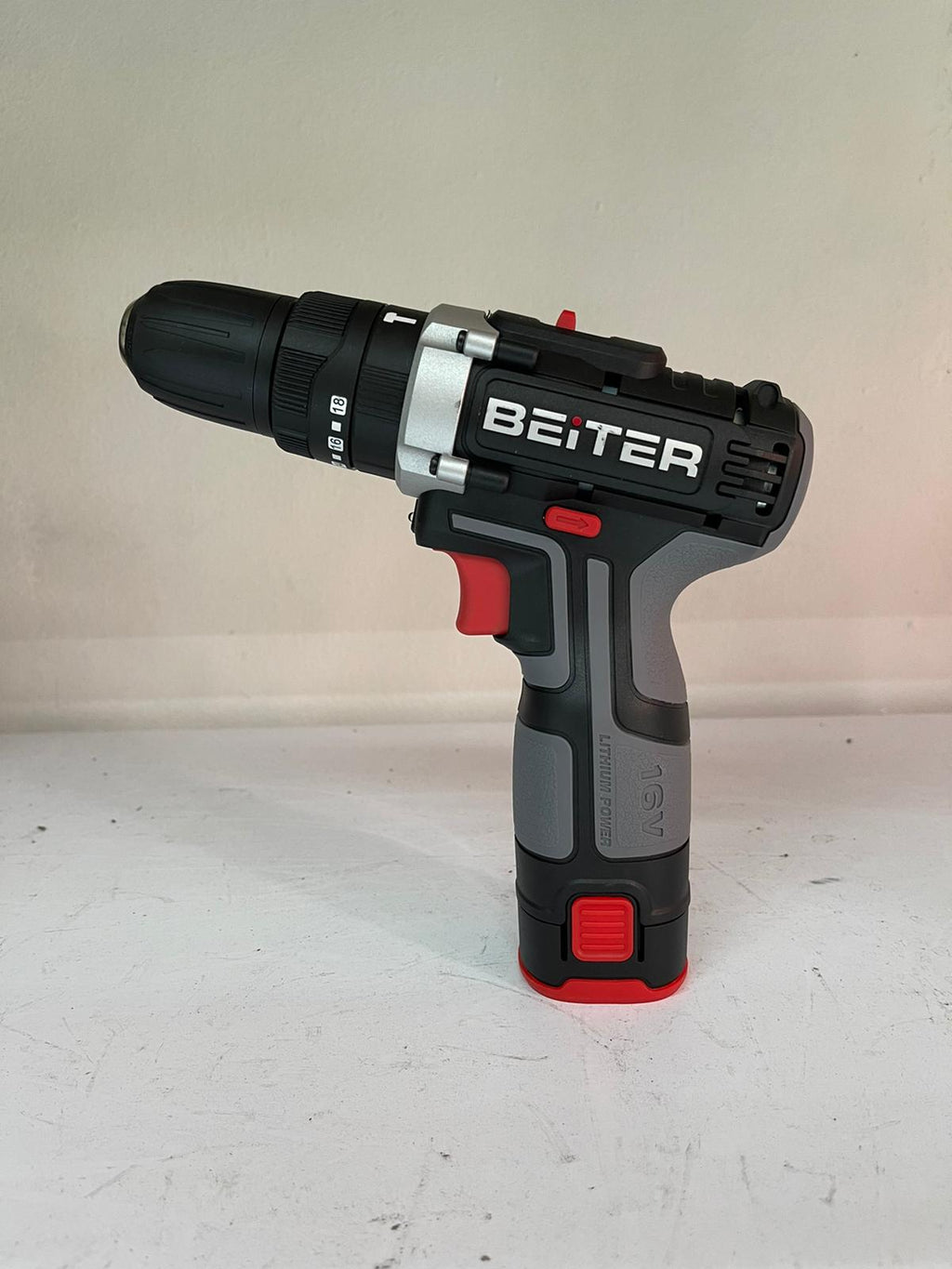 Beiter 16V 32 N.m Cordless Power Impact Driver Drill Two-Poexe Pack