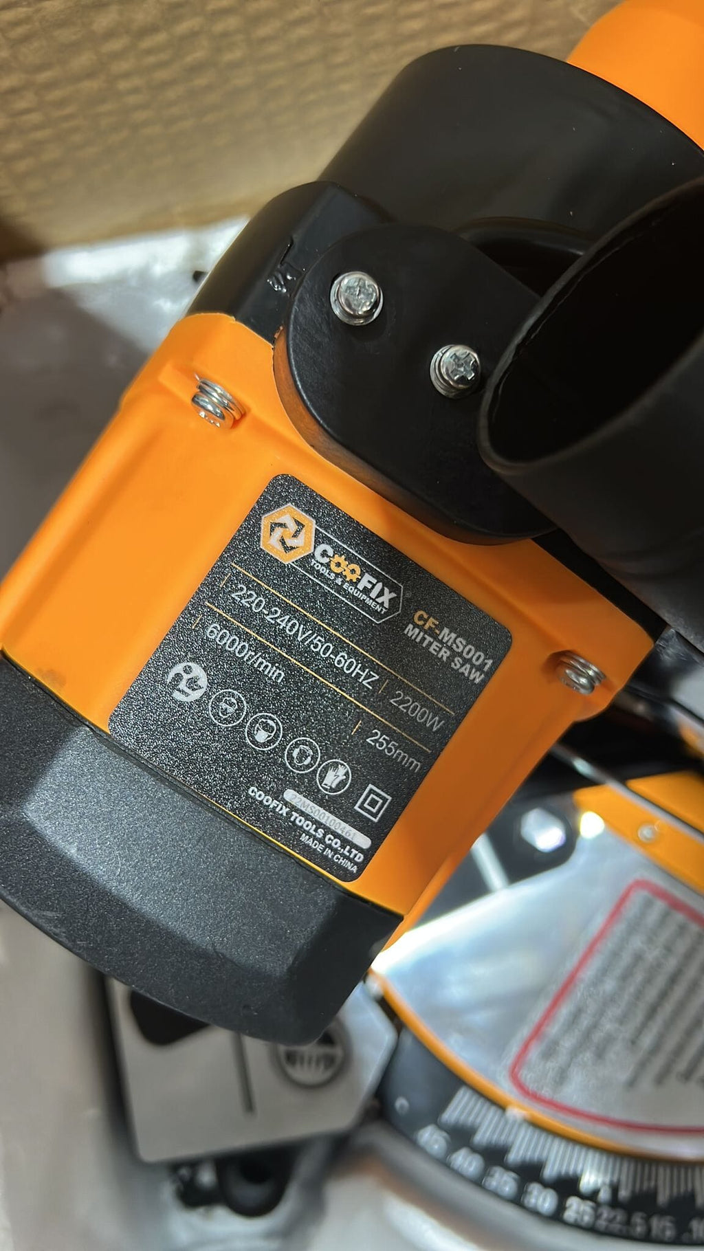 Coofix 255mm 10" Mitre Saw 230V | Model : CF-MS001