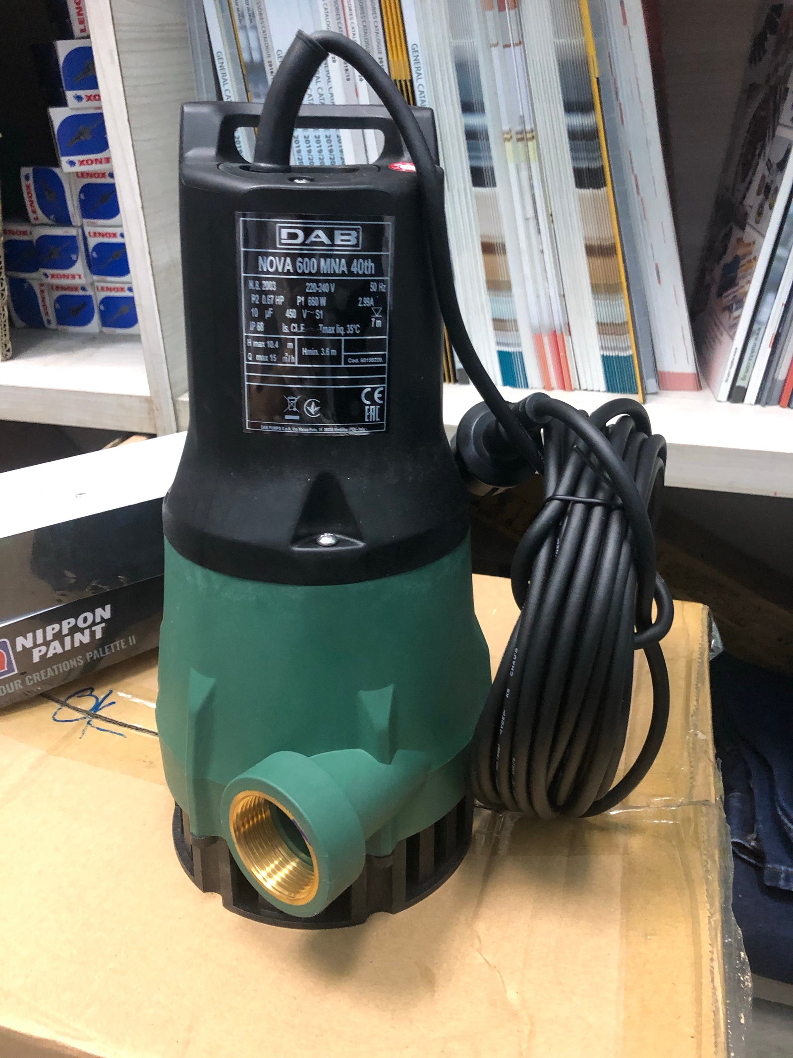 DAB 0.75Hp Drainage and Waste water Submersible Pump | Model : NOVA-60