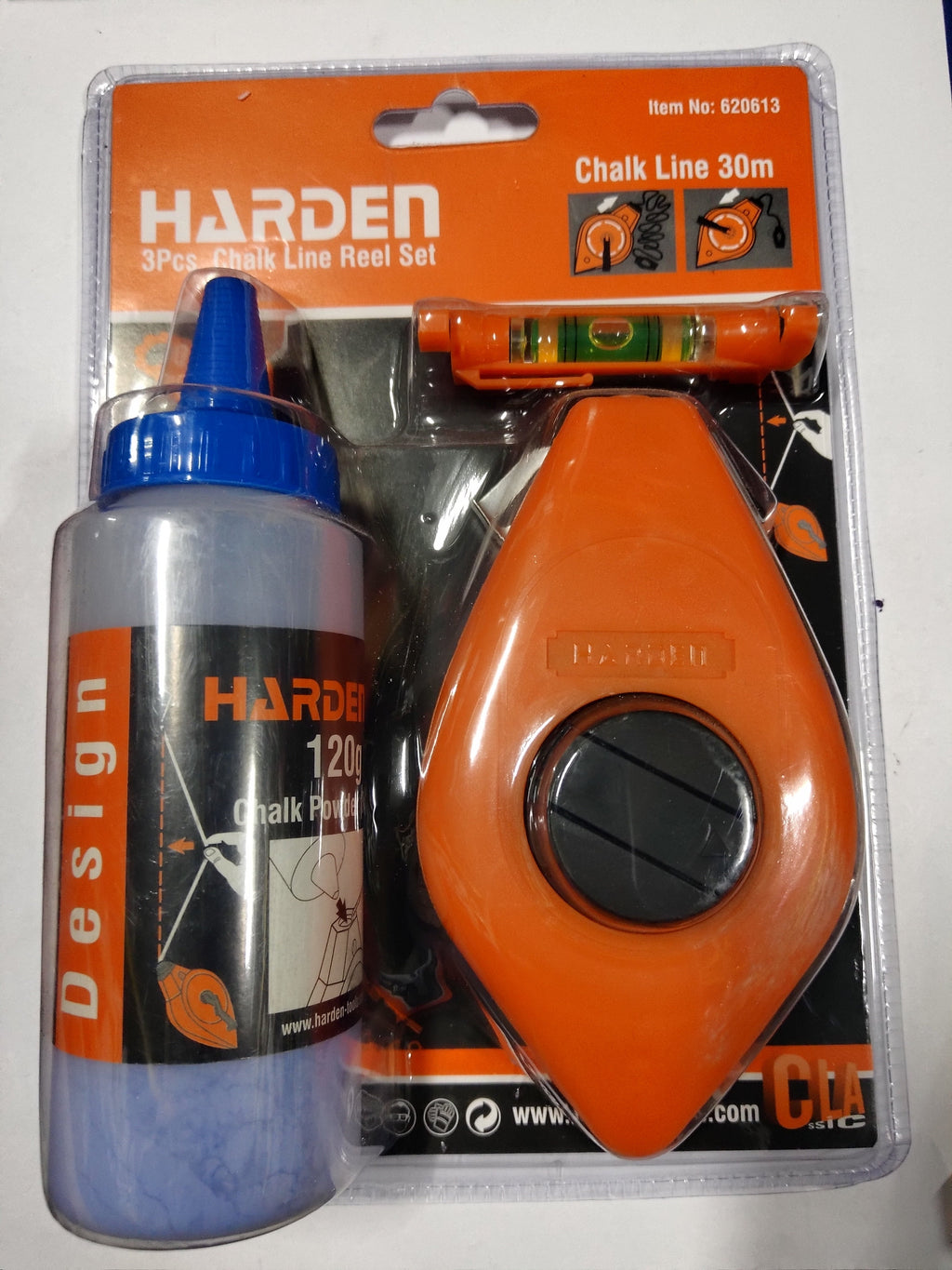 HARDEN 30m Chalk Line Reel Set | Model: CLR-H620613