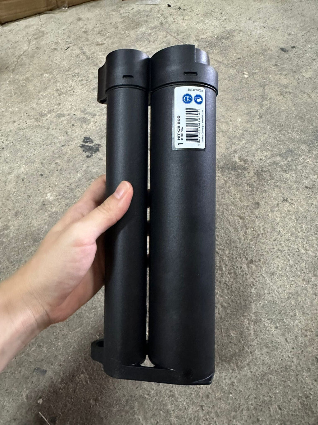 Hilti Hdm500 Dispenser 500ml For Re-500 (Black Cartridge) | Model: HIL