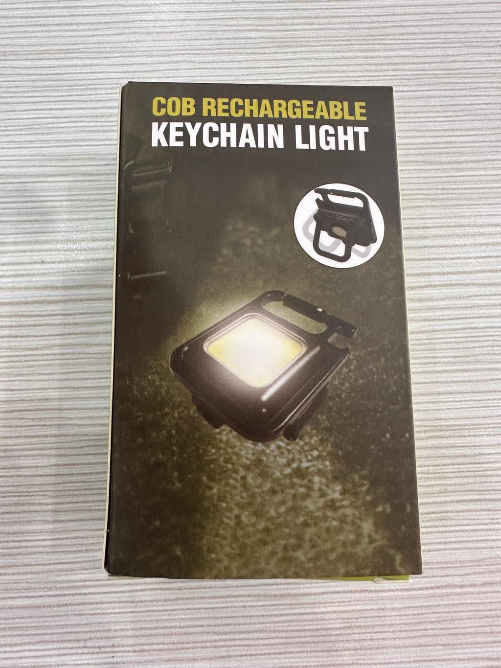 LED COB Rechargeable Keychain Light (Square) | Model : LED-COB-KC