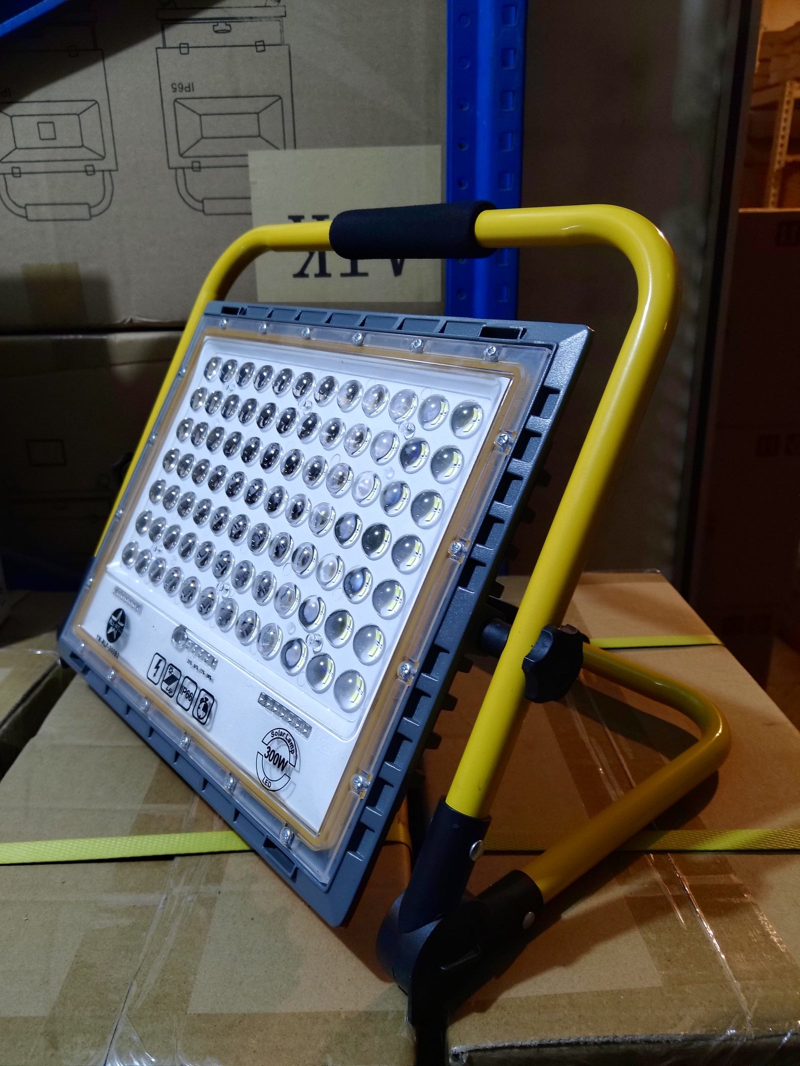 LED QF-RLF300W Rechargeable Sport Lamp Flood Light 300W | Model: LED-Q
