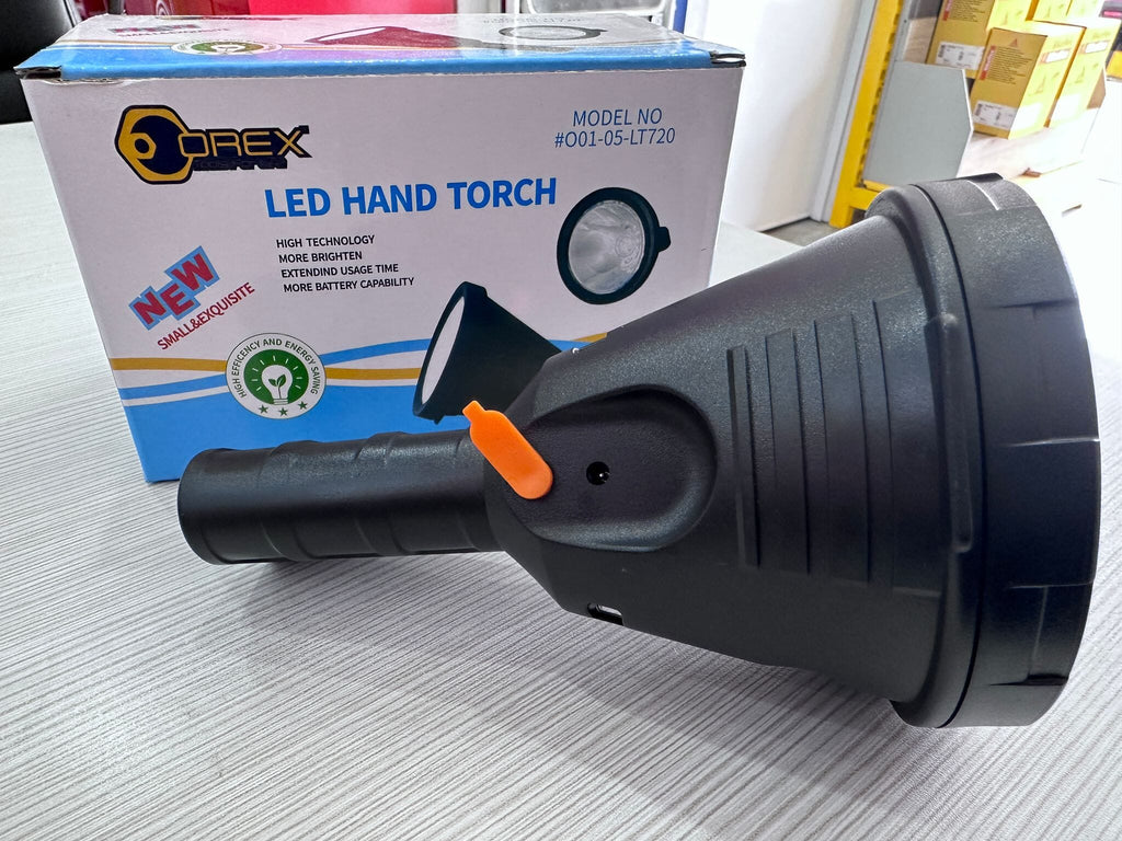 Orex Rechargeable LED Hand Torch (Osram White 20W) | Model : LED-LT720