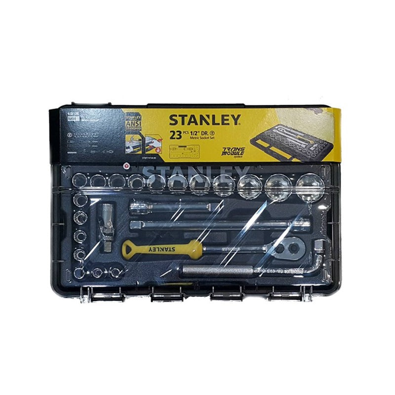 Stanley 23pc 1/2" Dr 12pt Socket Module Set + Case | Model : STMT74726