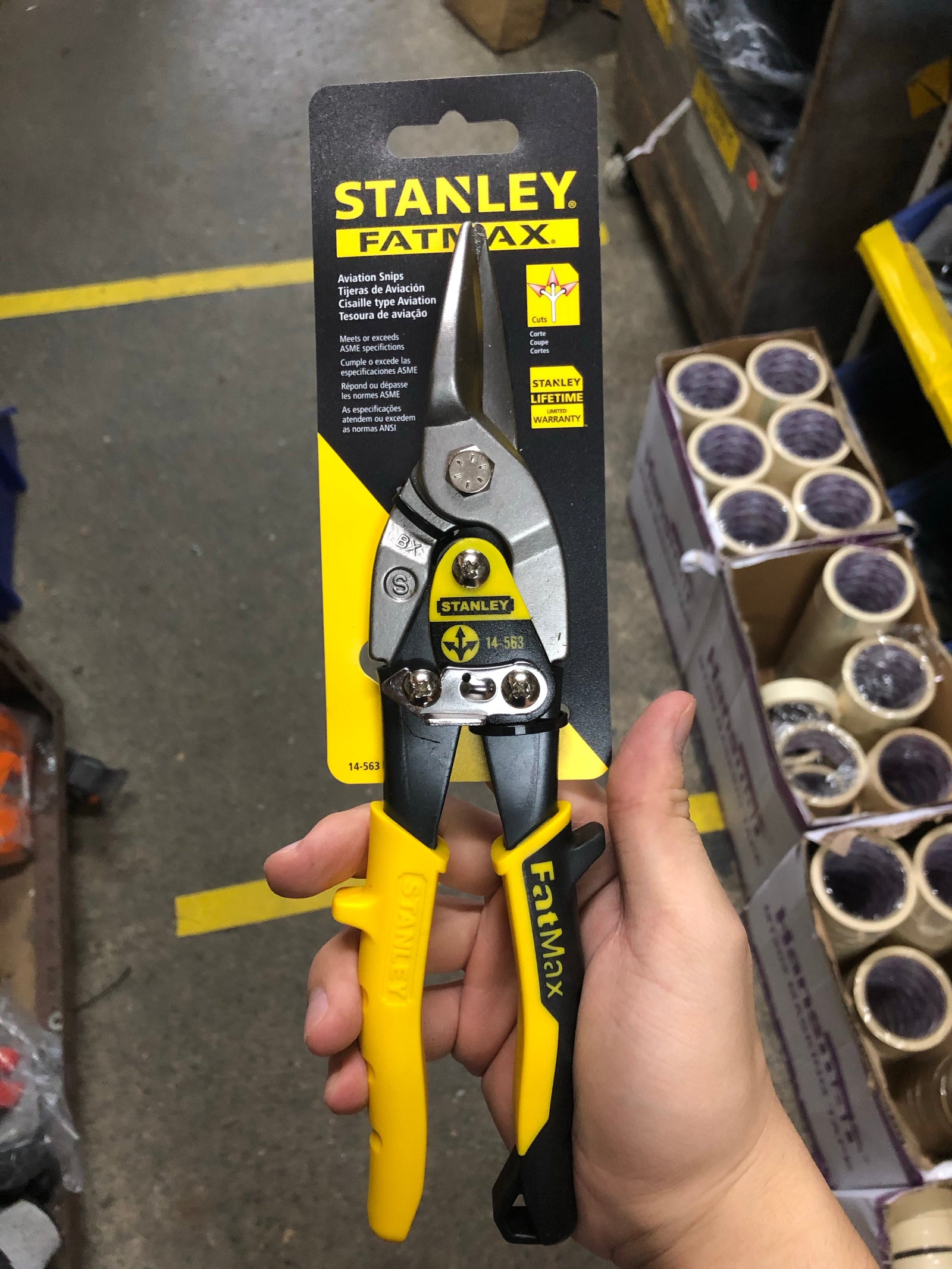 Stanley FatMax 10" Straight Cut Aviation Snips | Model : 14-563 (STY14