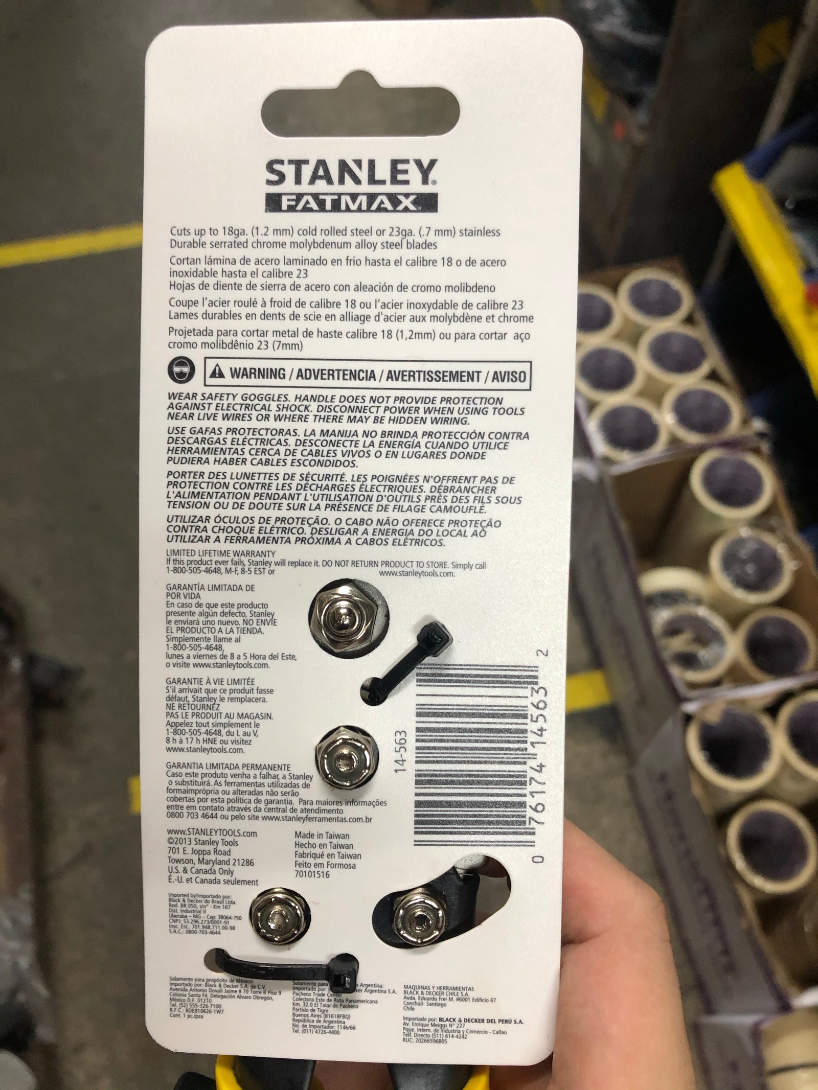 Stanley FatMax 10" Straight Cut Aviation Snips | Model : 14-563 (STY14