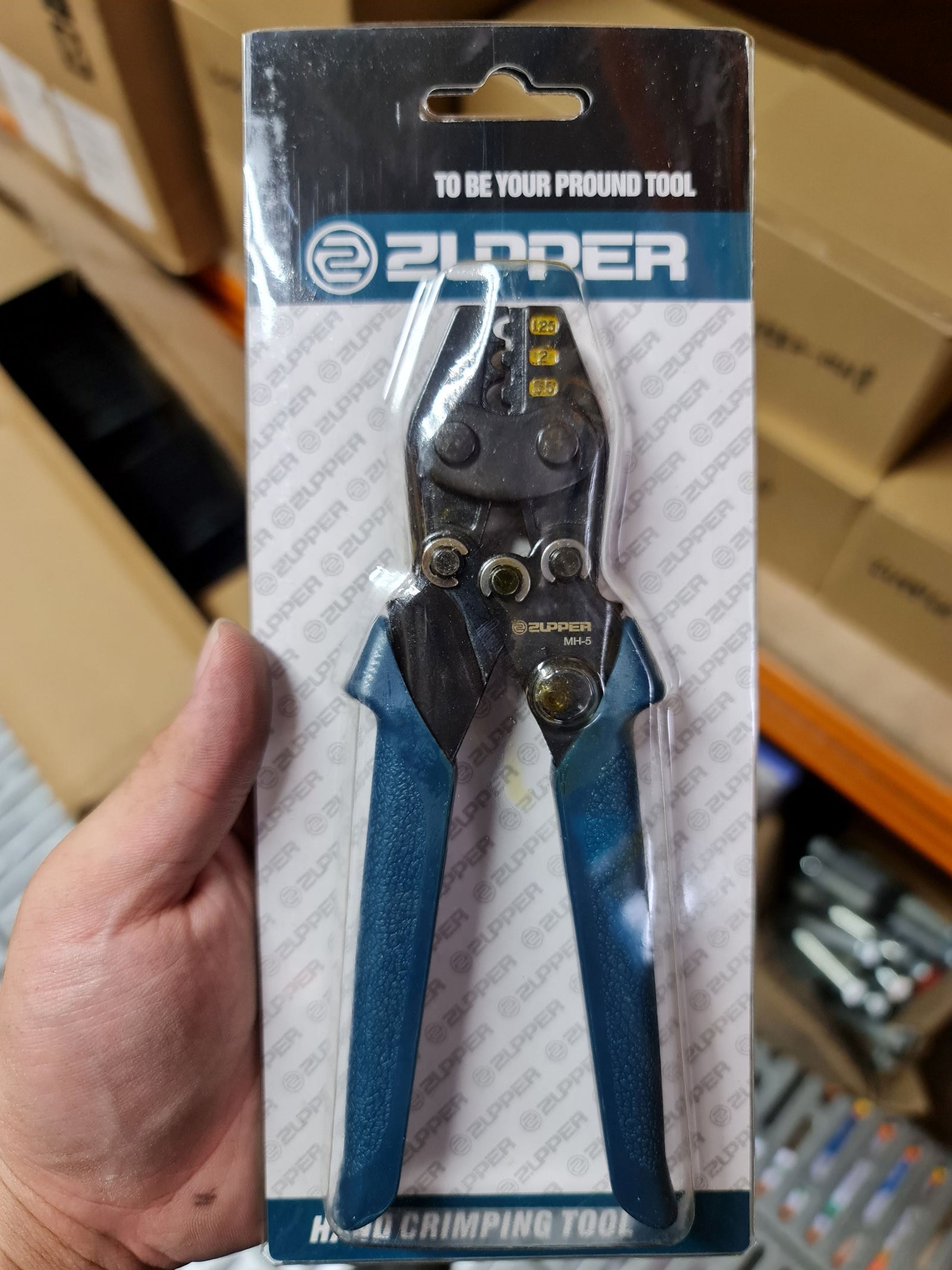 Zupper Hand Crimping Tool 1.25-5.5MM2 | Model: ZUPPER-MH5